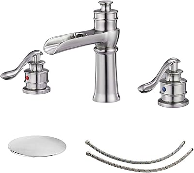 Moen T4570-9000 Monticello Two-Handle Low Arc Bathroom Faucet Trim Kit ...