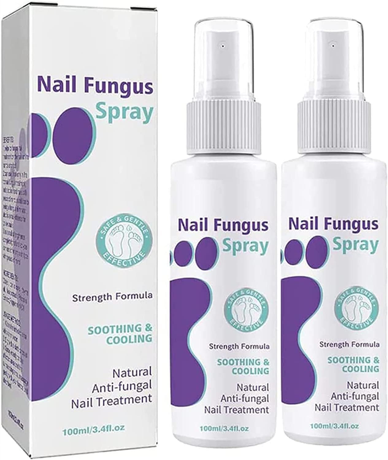 Vinxan Fußspray, Advanced Foot and Nail Spray, 100ml (2 Pcs) : Amazon ...