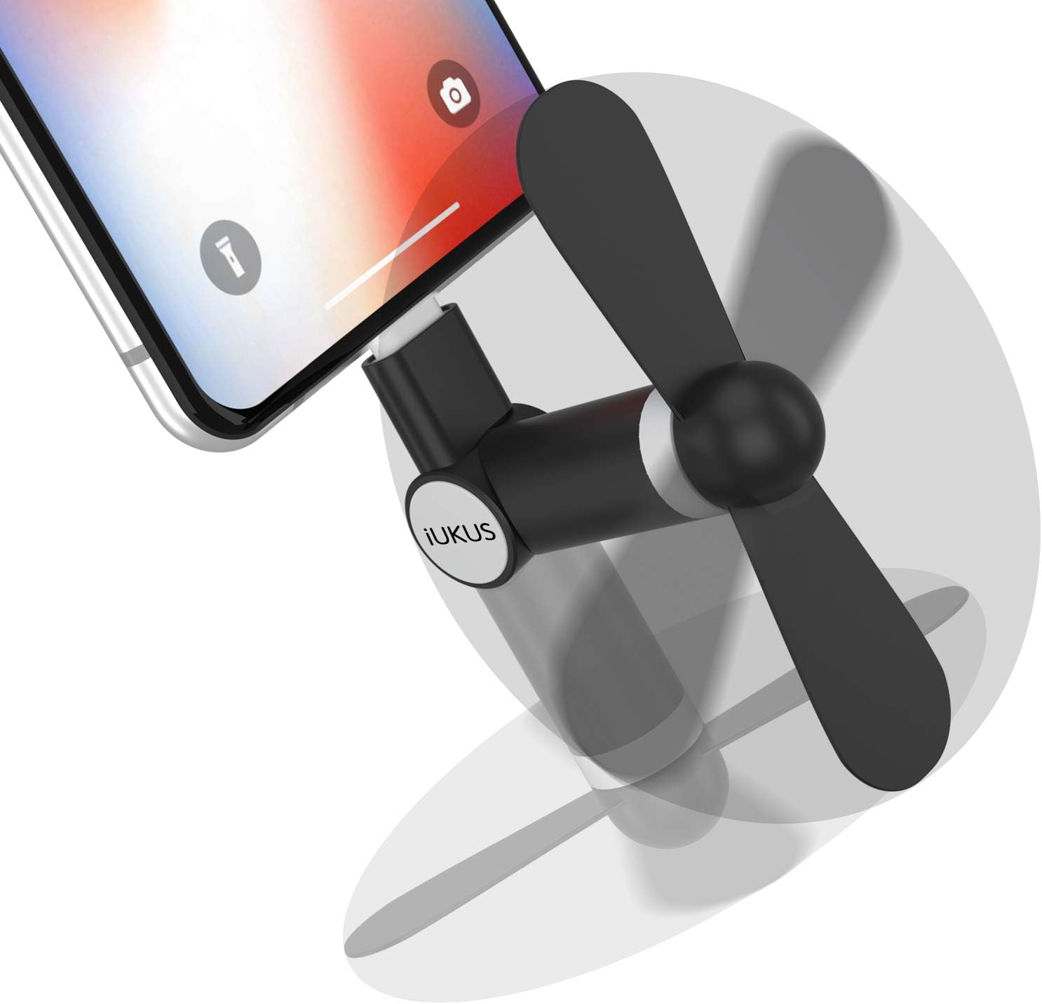 iUKUS Mini Phone Fan, Portable Mini Cooler Mobile Phone Fan Compatible ...