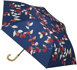 Amazon.co.jp: サントス wacco 2段折傘 なつめ 親骨50cm 【JK-151】 : ファッション