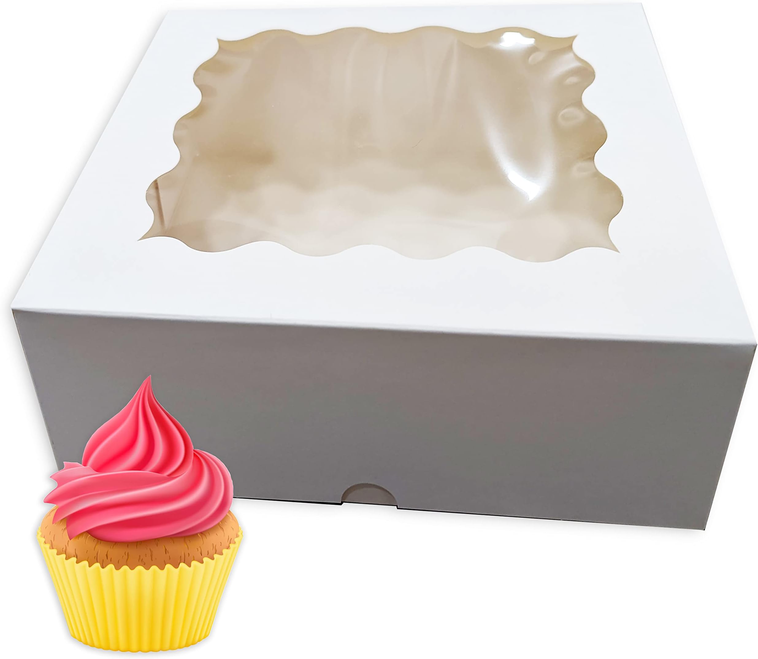 Amazon.com: JVA Pro Mini Cupcakes Boxes. Mini-Cupcake Boxes Holds 12 ...