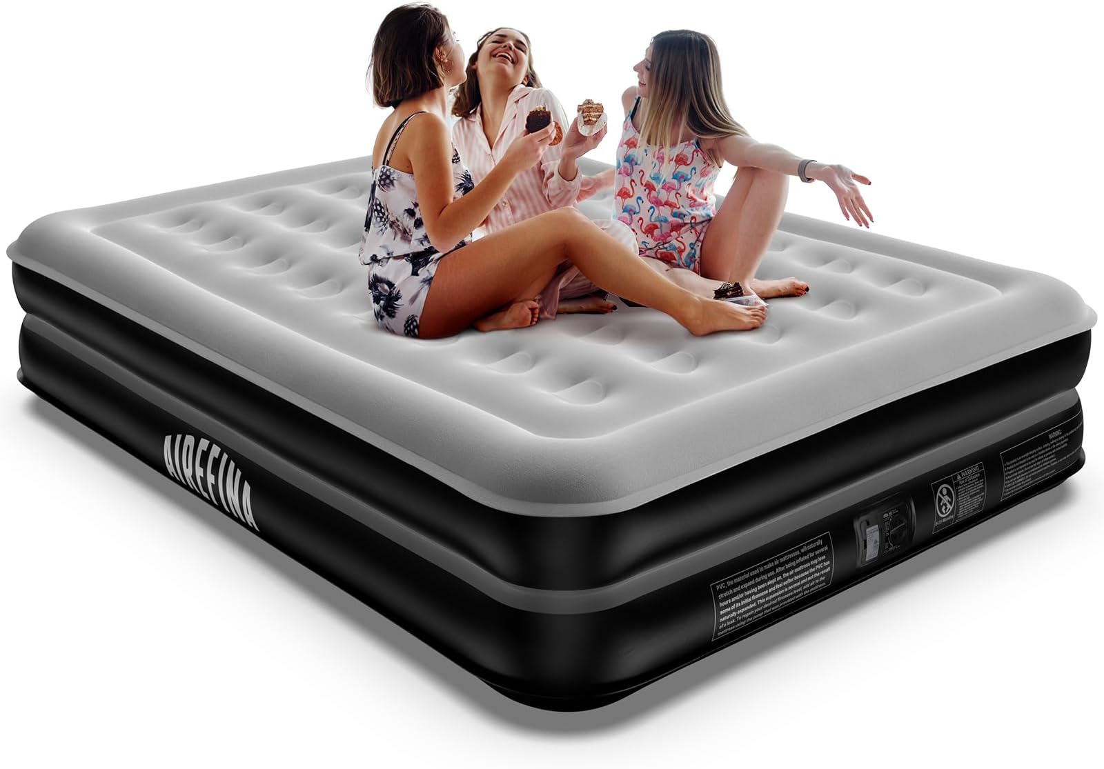 Chillsun Queen Air Mattress With Built In Pump Inflatable