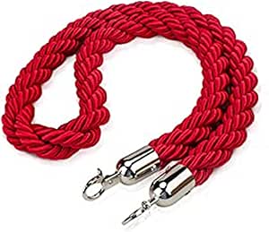 Amazon.com: BBOSCH Red Crowd Control Ropes, Queue Barrier Hemp Ropes ...