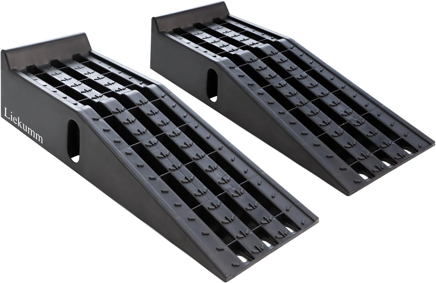 Holdfiturn Pair of Heavy Duty Car Ramps - 5000KG Capacity Polypropylene ...
