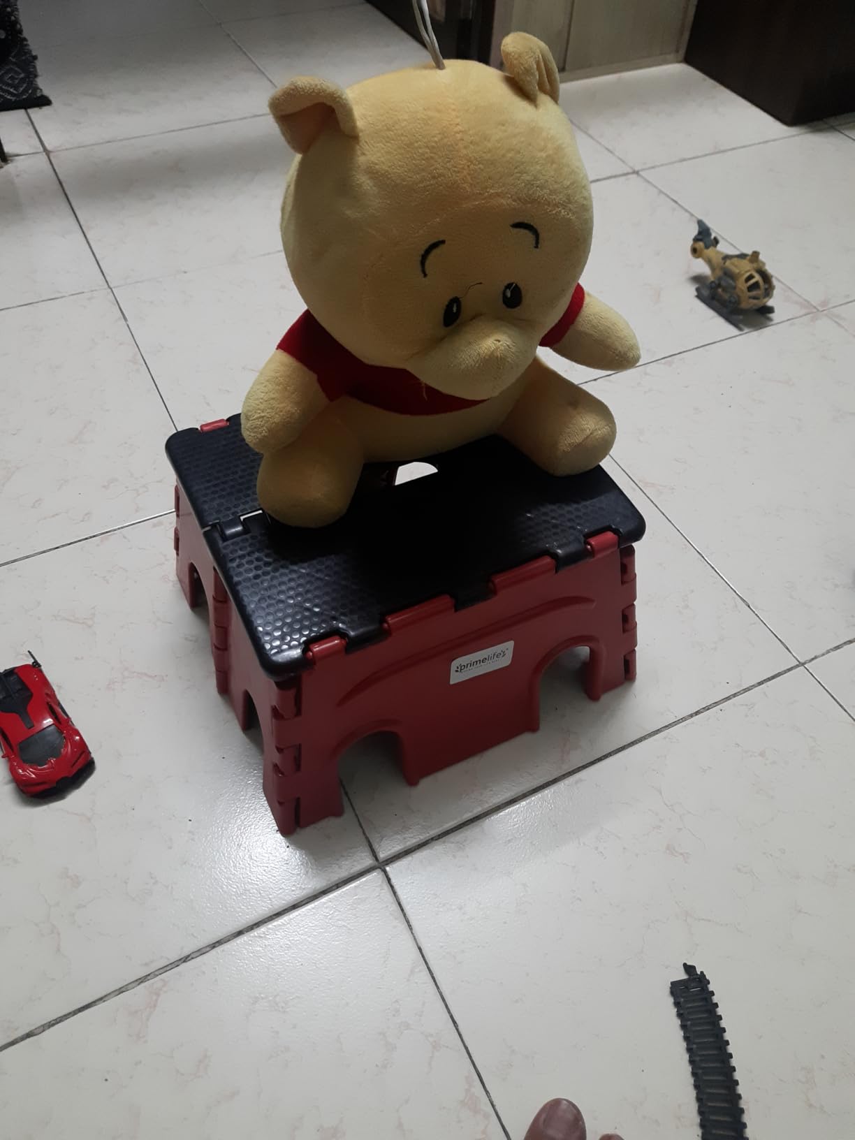 Primelife 7 Inches Super Strong Folding Step Stool for Adults and Kids ...