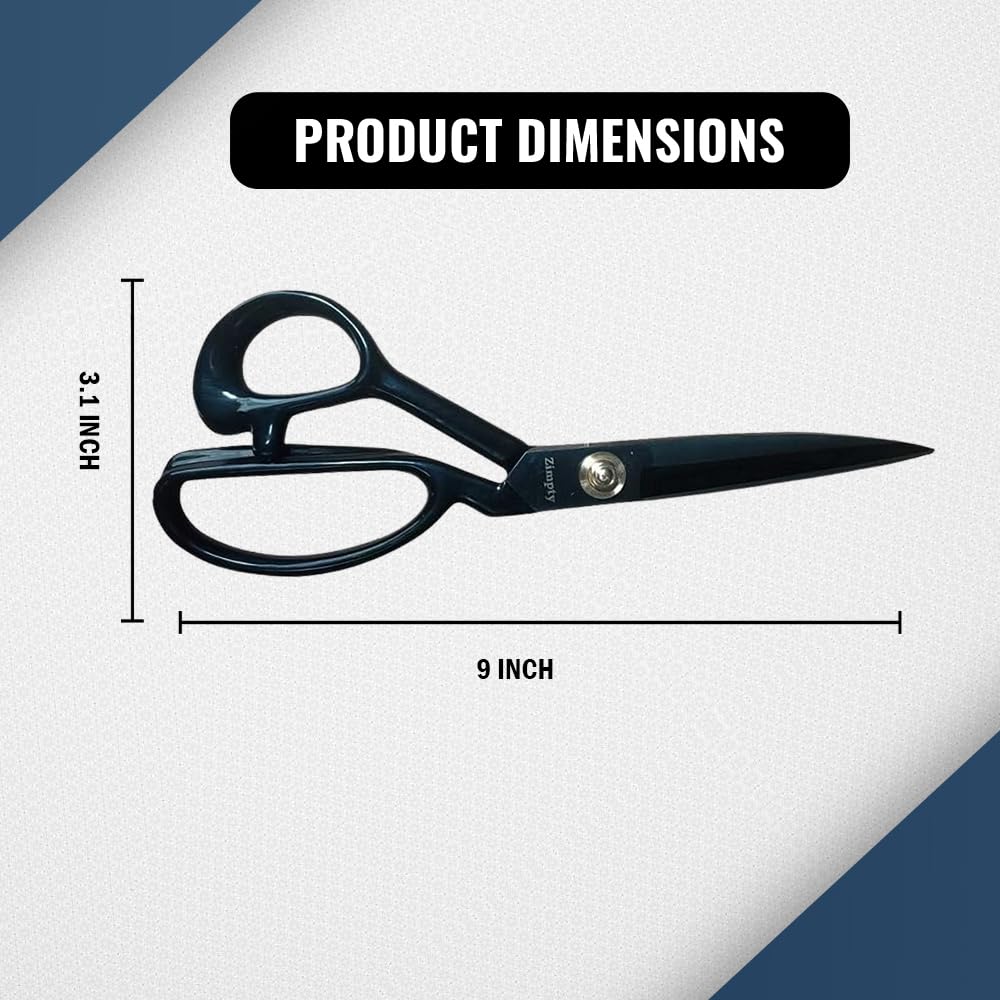 Snapklik.com : ZY348 Professional Tailor Scissors 9 Inch For Cutting ...