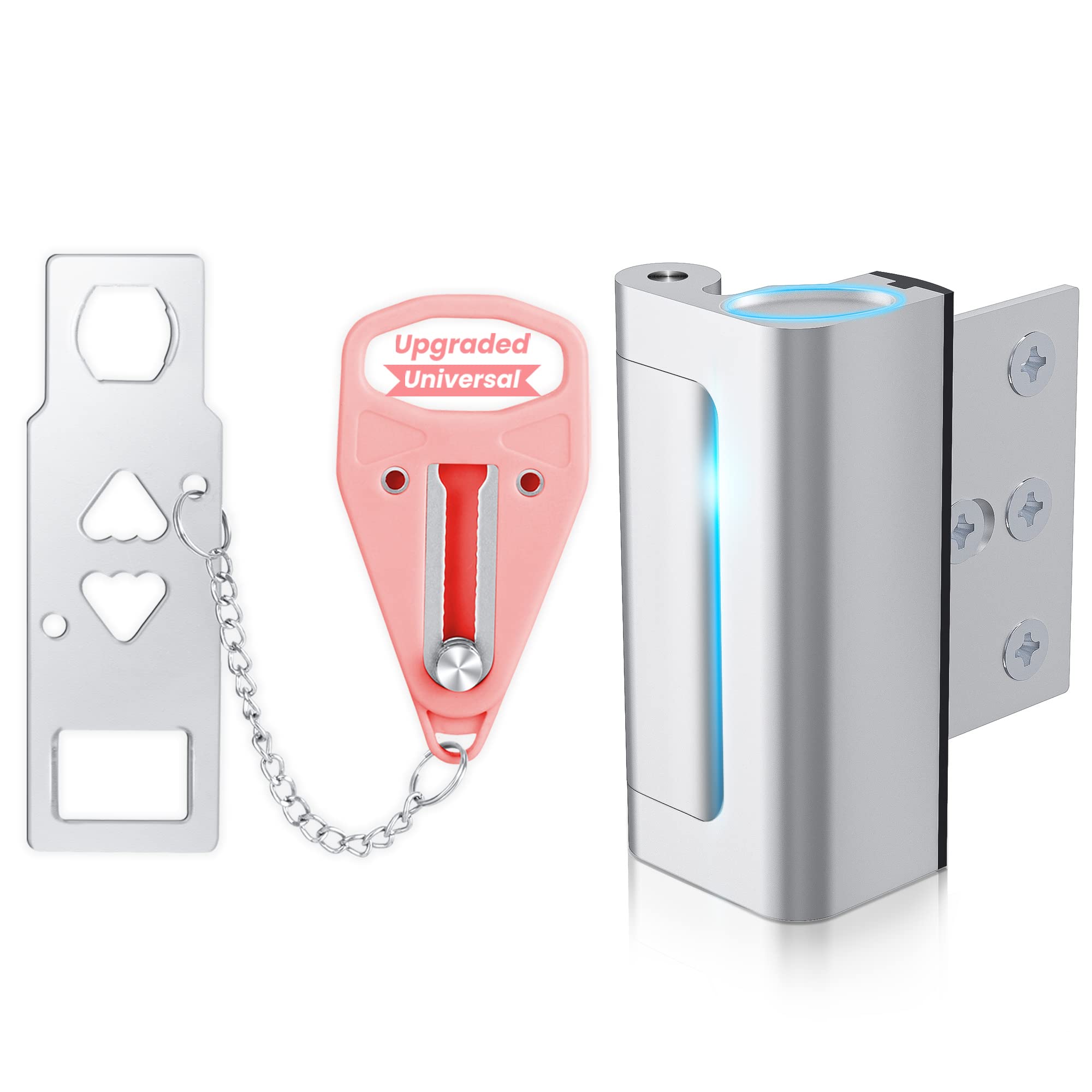AceMining Pink Portable Door Lock & Door Reinforcement Lock - Amazon.com