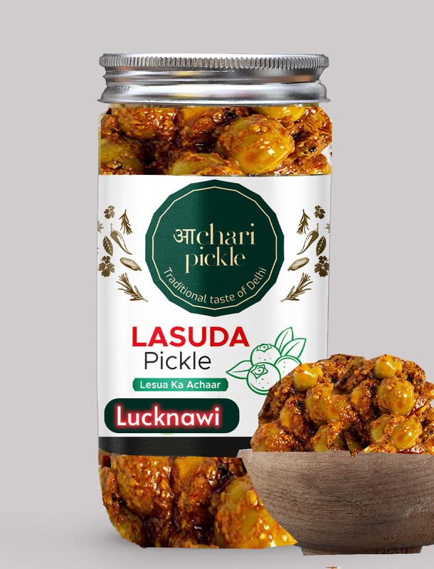 Lucknawi Home Made Lasode/Lesua/Gunda Pickle Achar 400gm Rajasthani ...