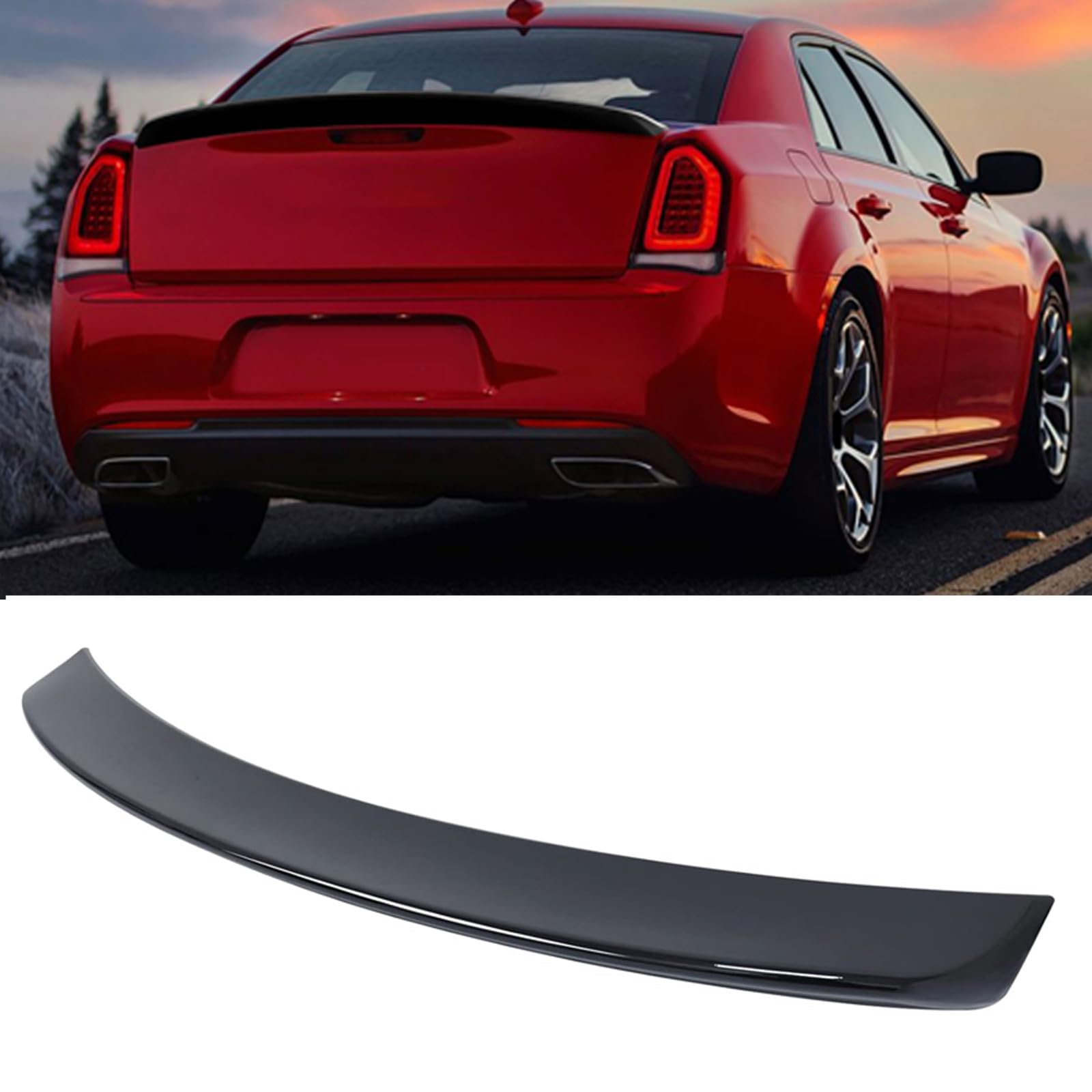Amazon.com: MotorFansClub Rear Spoiler Trunk Wing Fit for Chrysler 300 ...