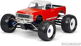 Amazon.com: Pro-Line '72 Chevy C10 Pickup T-E Mx Revo Clear Unpainted ...