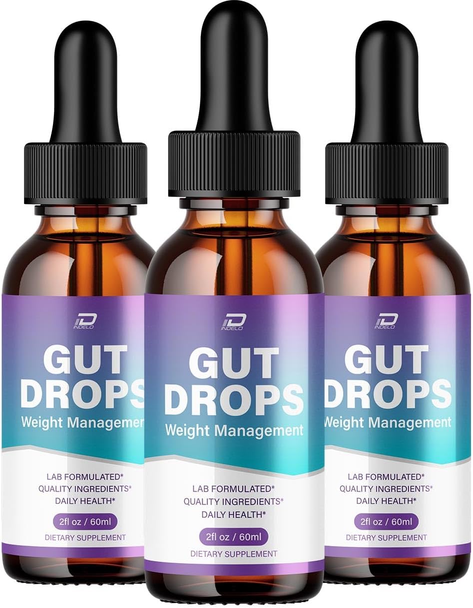 Amazon.com: Indelo Gut Drops Healthy Formula – GutDrops All Natural ...