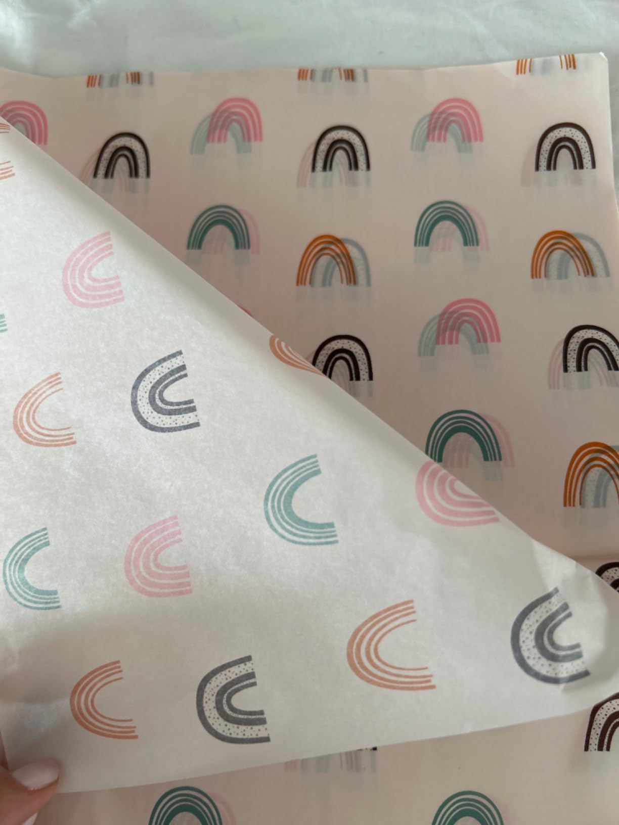 30 Sheets Rainbow Tissu e Paper 20x27 inch Gift Wrap Paper Cute Rainbow ...