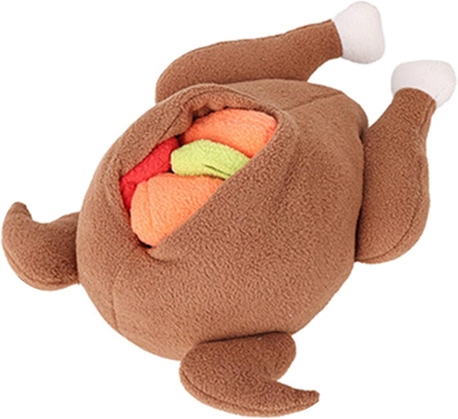 Pet Supplies : Dog Snuffle Plush Turkey Toy for Dogs Interactive ...