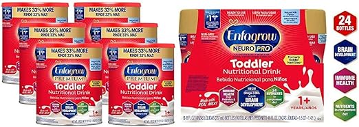 Amazon.com: Enfagrow Premium Toddler Nutritional Drink 32 oz. Powder (6 ...
