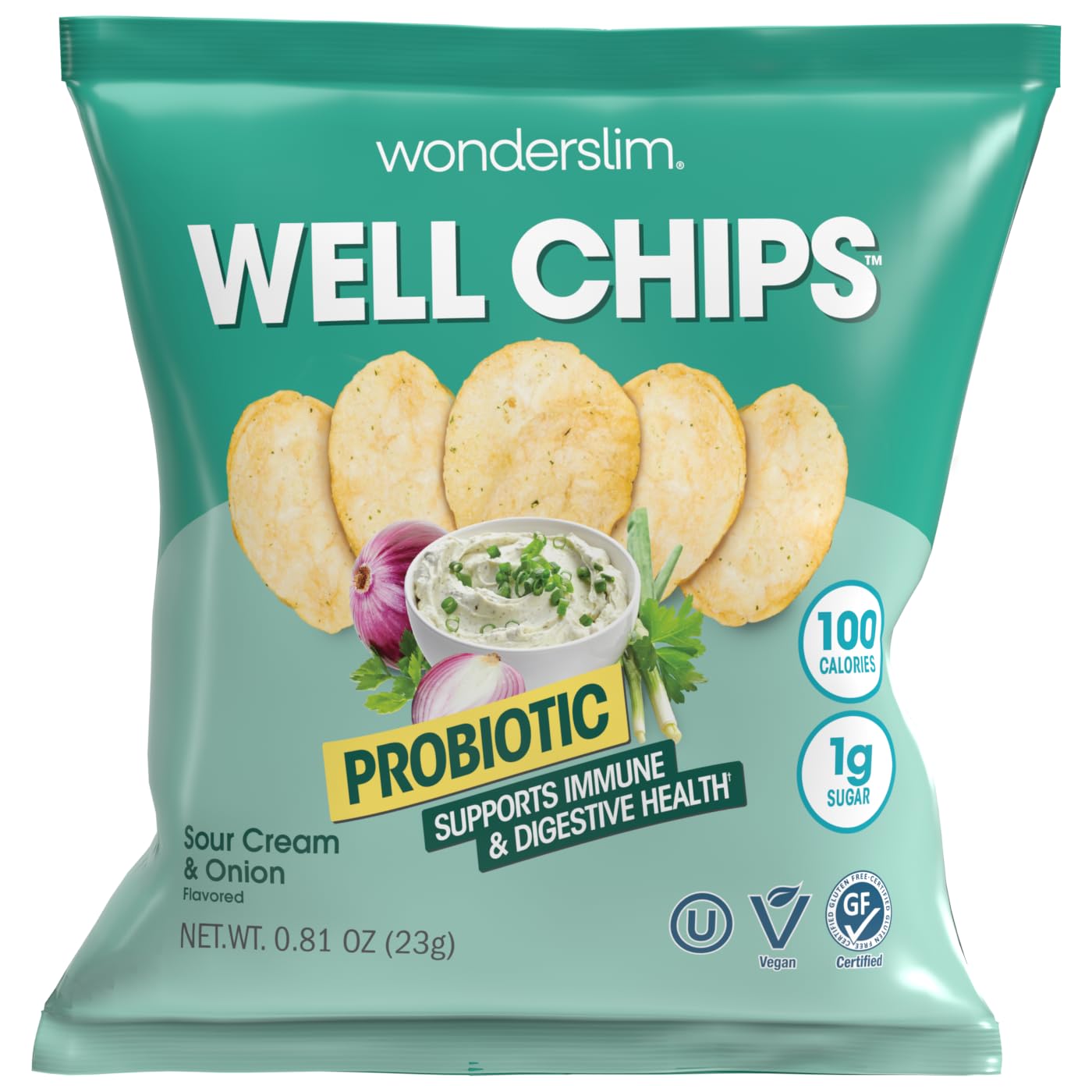 Amazon.com: WonderSlim Potato Well Chips, Sour Cream & Onion, With ...