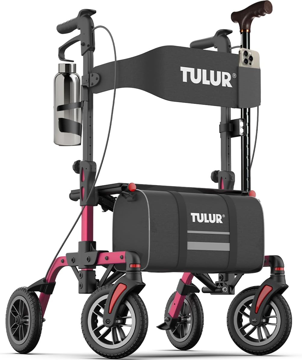 Amazon.com: FSA/HSA Eligible Rollator Walkers with Seat - All Terrain ...