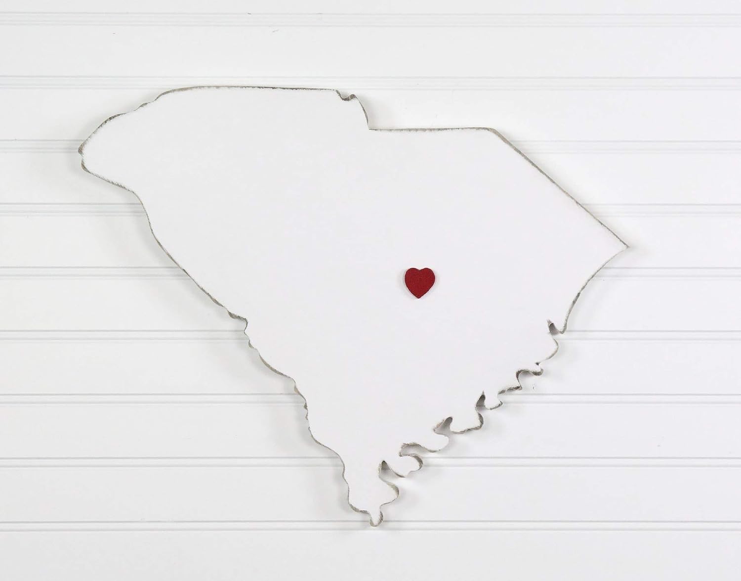 Amazon.com: South Carolina State Shape Wood Cutout Sign Wall Art. 17 ...