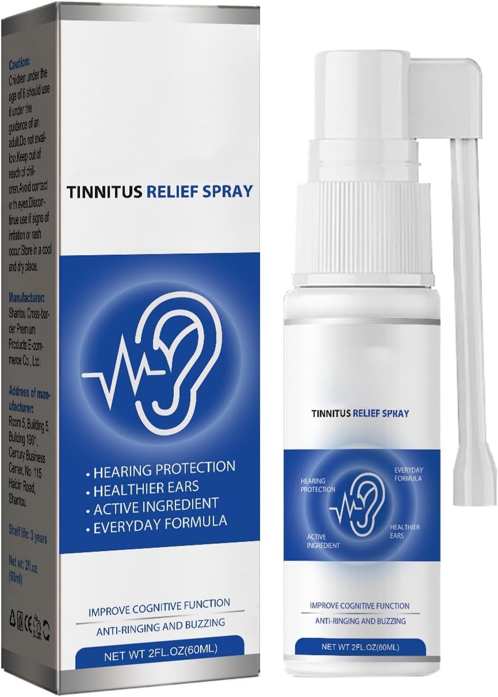 Tinnidrop Spray for aliviar el Tinnitus, Alivio del Tinnitus for ...