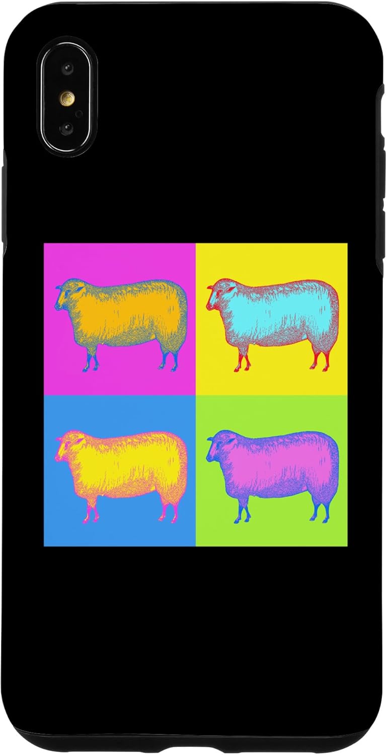 Amazon.com: iPhone XS Max Pop Art Sheep Vintage European Style ...