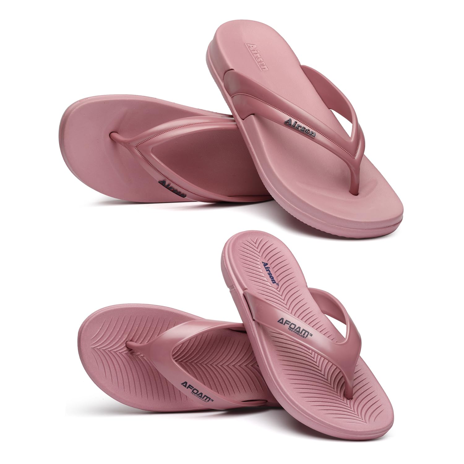 Buy AIRSON Women Combo Pack of 2 Flip Flop & Slipper for Women ...