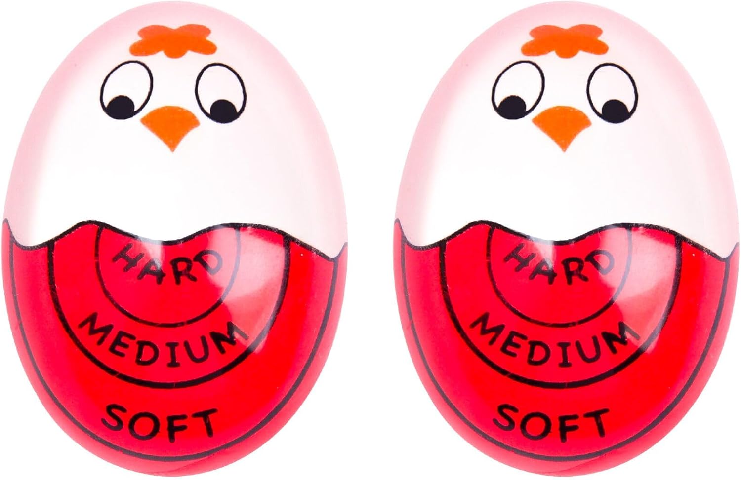 Amazon.com: SEVENKA 2 Egg Timers, Cute Egg Timer for Boiling Eggs ...