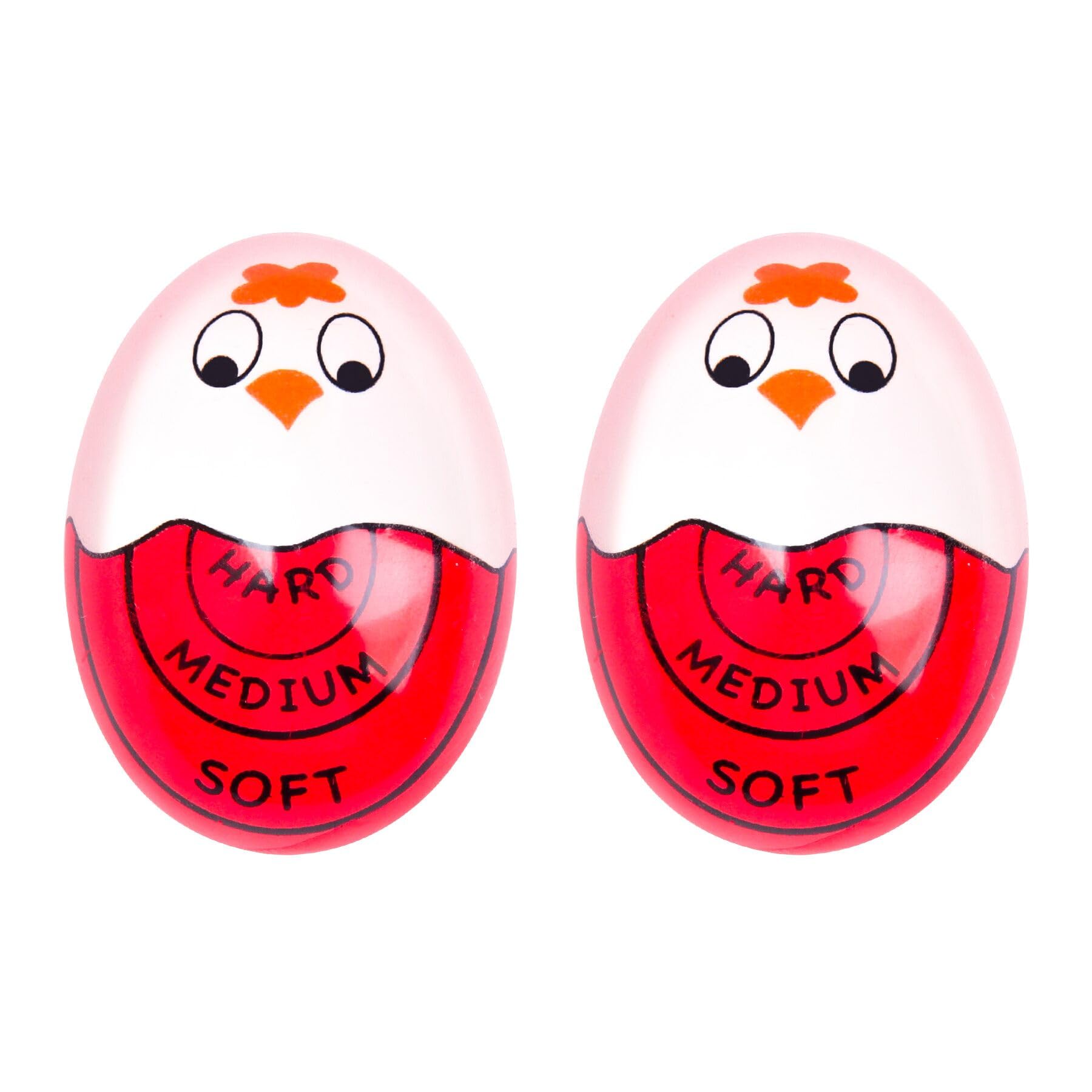 Amazon.com: SEVENKA 2 Egg Timers, Cute Egg Timer for Boiling Eggs ...