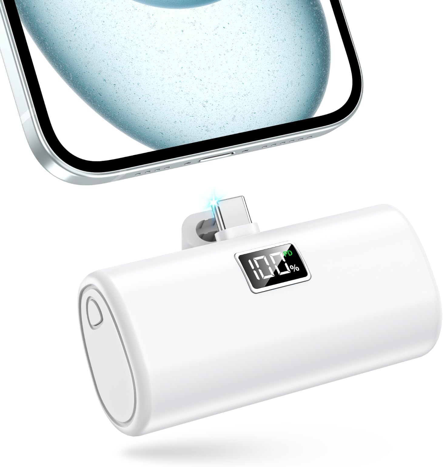 Amazon.com: iWALK Small Portable Charger 13500mAh, USB-C Power Bank ...