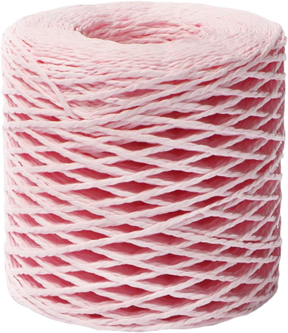 Amazon.com: Altsuceser Hand Crocheting Straw Braided Yarn, DIY Knit ...