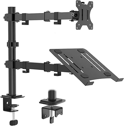 WORLDLIFT Support 2 écrans, Double Support Ecran PC pour 13"- 27" Ecran ...