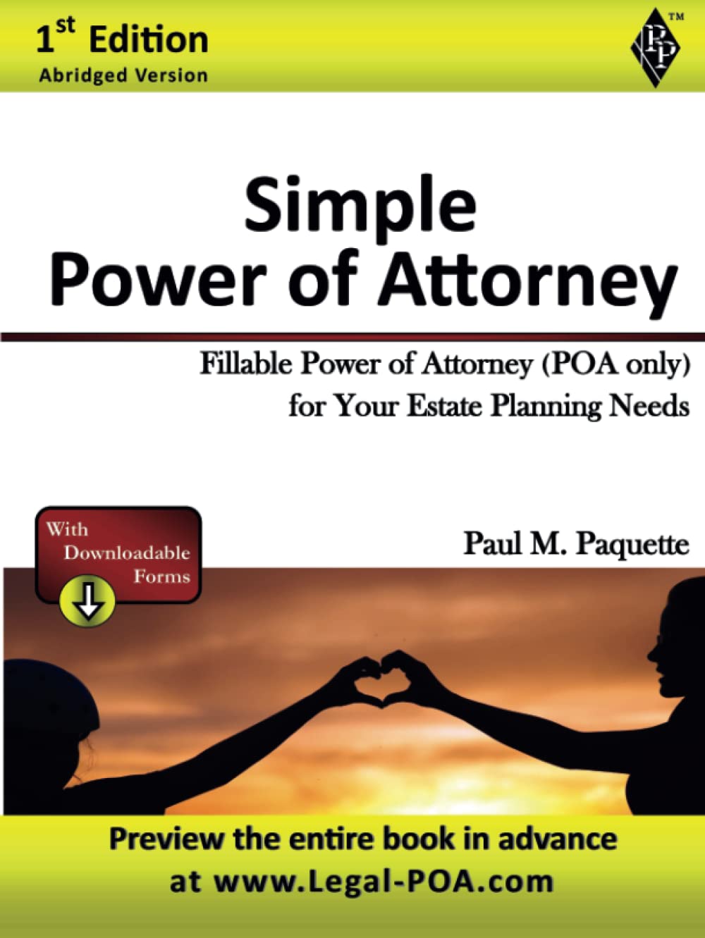 Simple Power of Attorney: Fillable Power of Attorney (POA Only) For ...