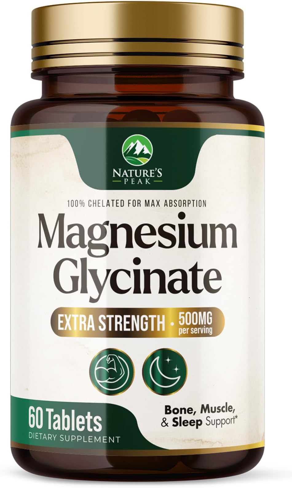Amazon.com: Magnesium Pills Extra Strength 500mg - Chelated for Ultra ...