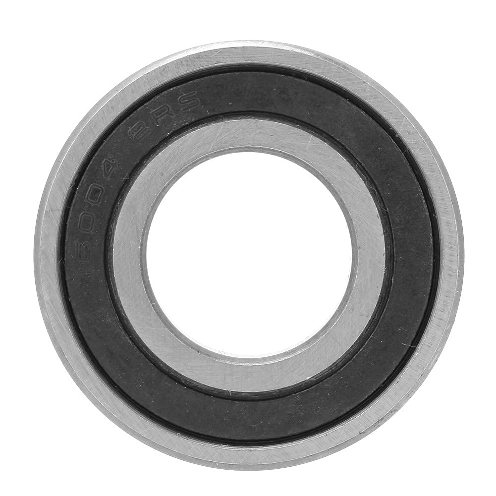 Amazon | 10 PCS スチール 2RS ダブル ラバー シール ディープ グルーブ ボール ベアリング 角度：15 度(（16004 ...