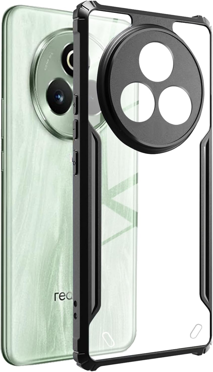 SPAZY CASE® Realme P3 Pro 5G Back Cover | Transparent Crystal Clear ...