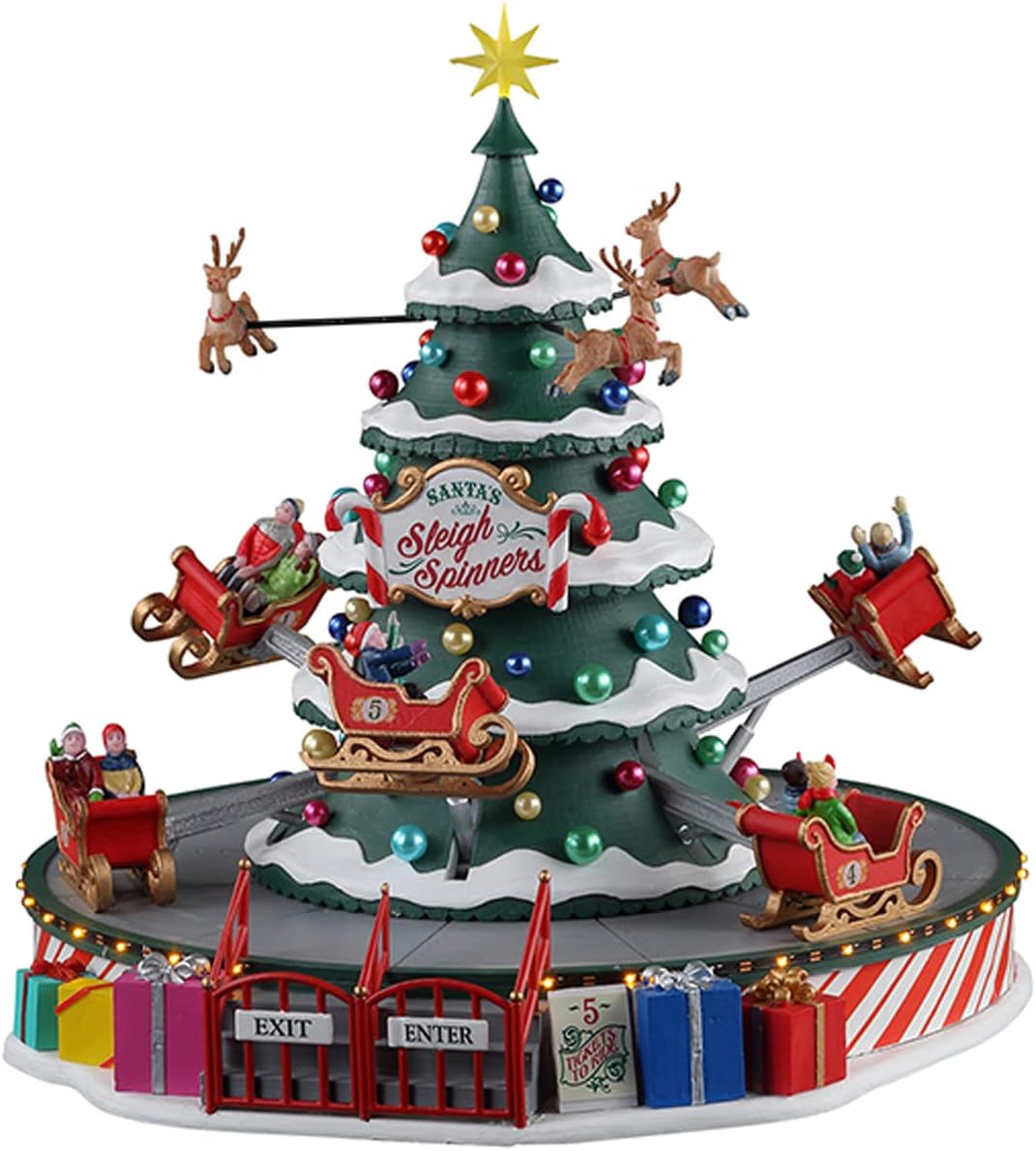 Lemax Christmas Village, Santa Carousel by Lemax : Amazon.com.mx: Hogar ...