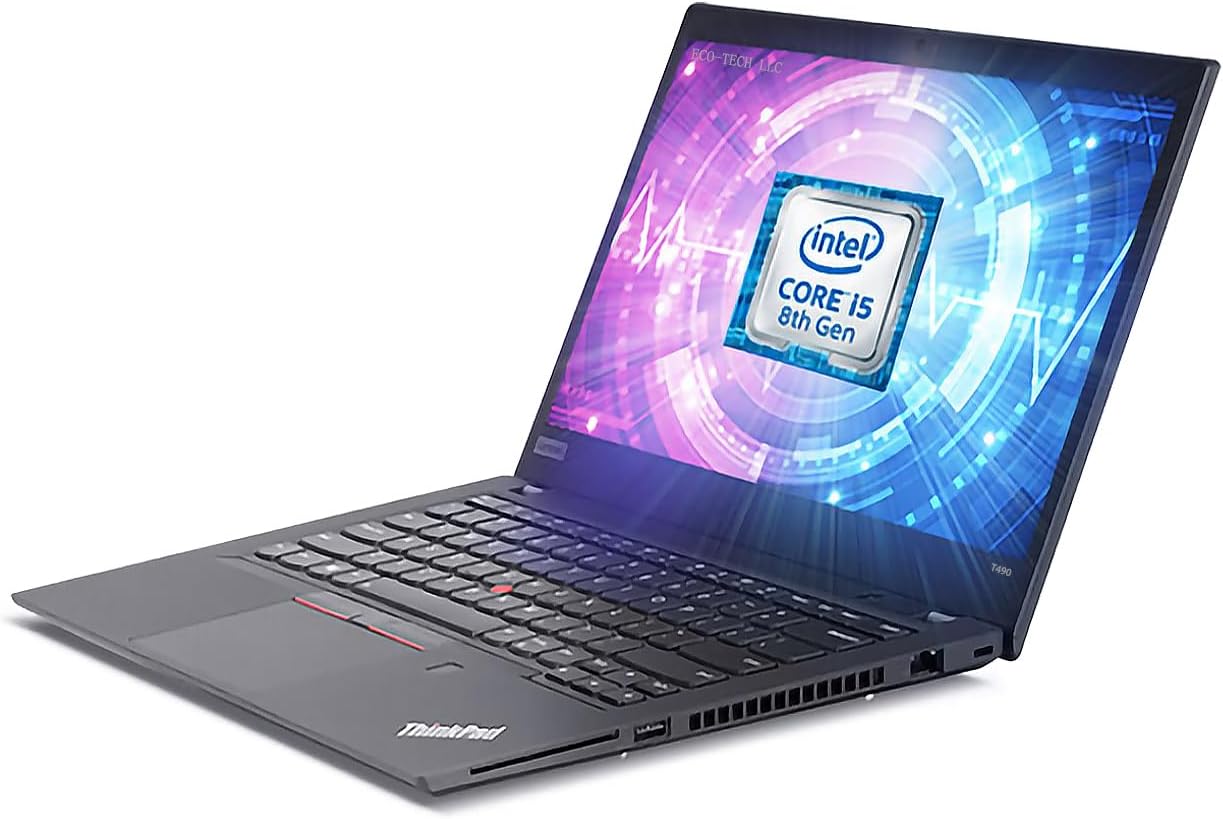 Lenovo ThinkPad T490 14in 1080P Business Netbook, Intel Core i5-8265U ...