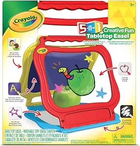 CRAYOLA 5098 Banquet 5 Activities-in-1, Table Stand for Writing ...