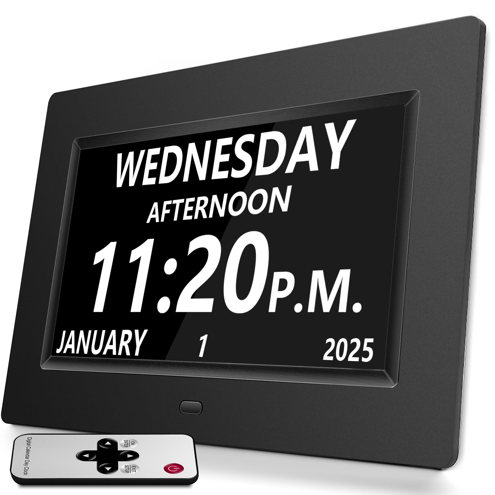 Amazon.com: jazeyeah Digtal Clocks with Day and Date of Week for ...