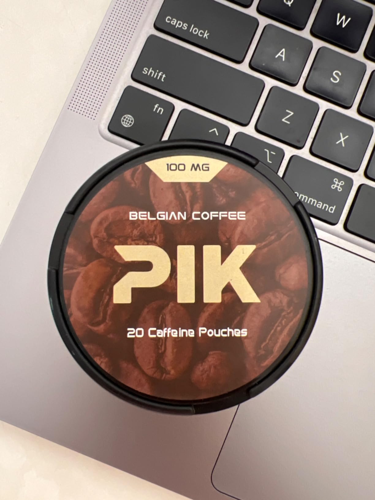 PIK Caffeine Pouches Belgian Coffee Flavor