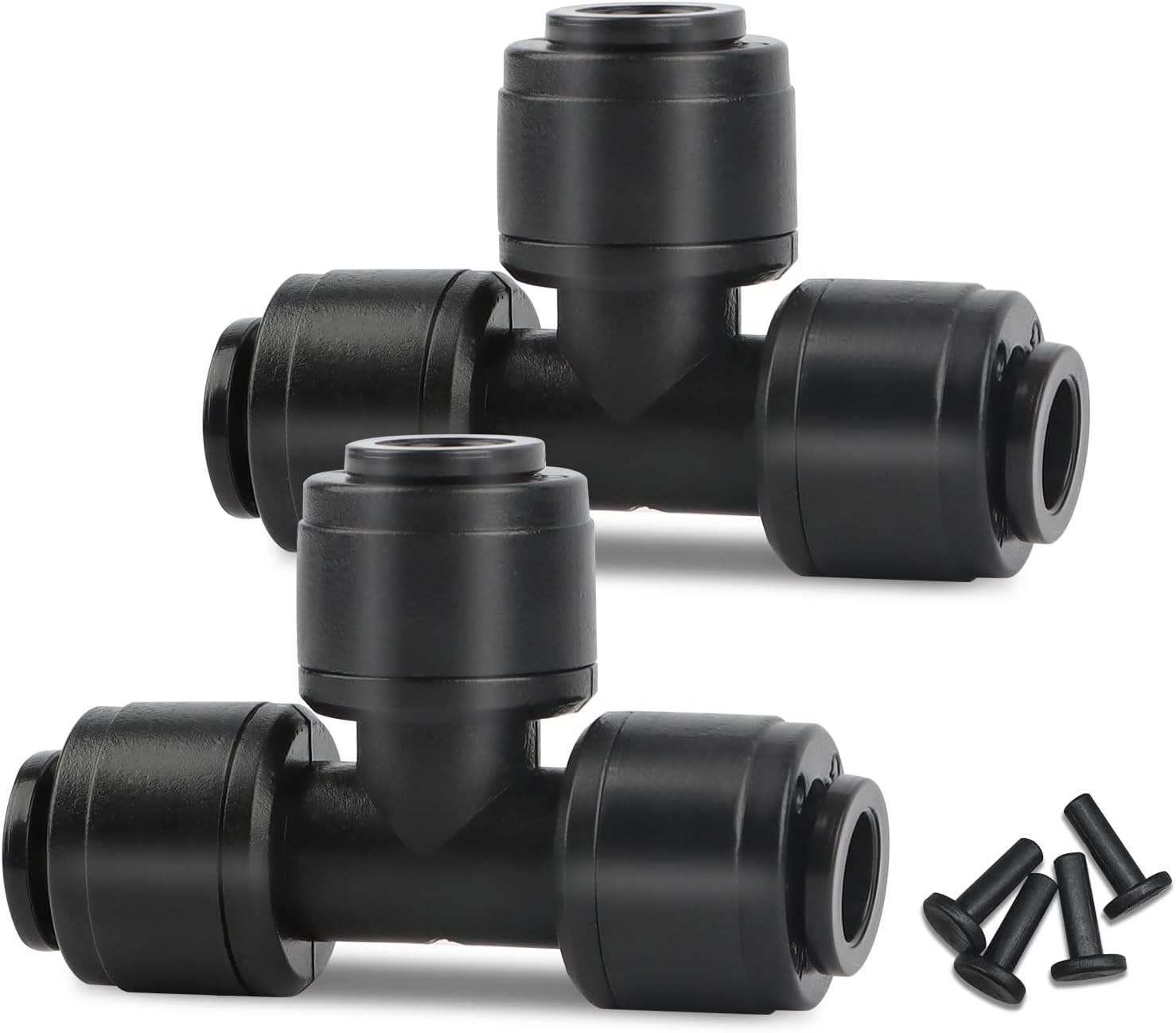 Amazon.com: 15 Packs Quick Efficient Connector 1/4" Drip Irrigation Tee ...