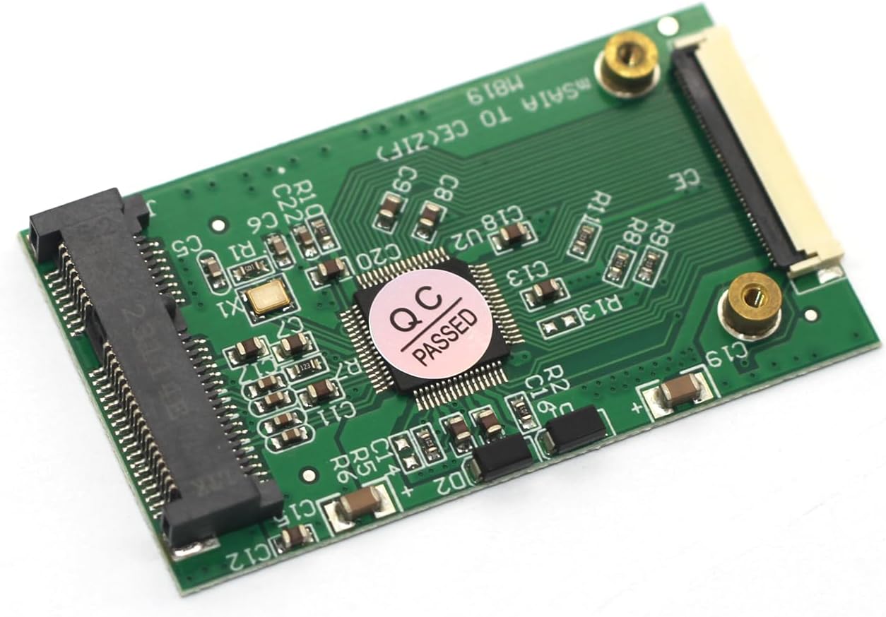 Mini PCI-E mSATA SSD to 40pin ZIF Adapter Card : Amazon.co.uk ...