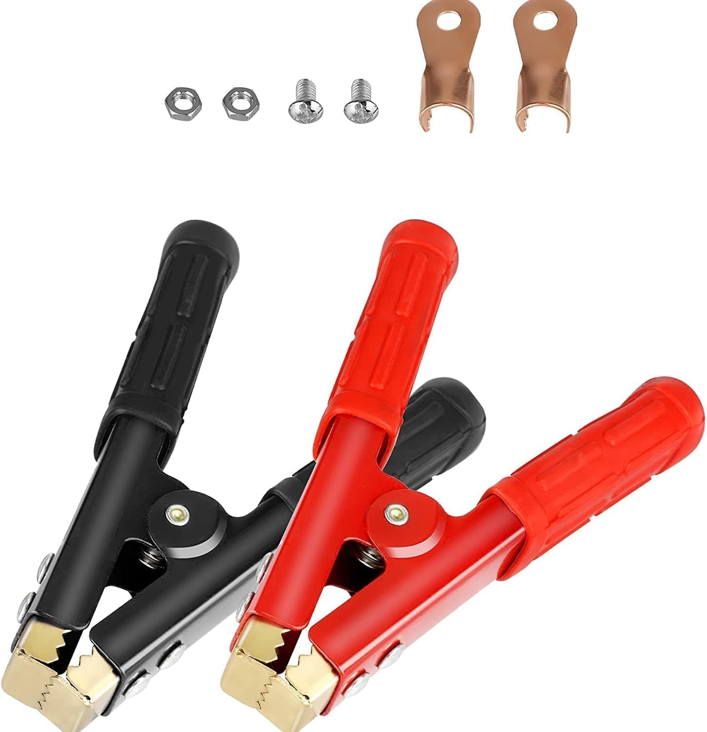 Amazon.com: 2PCS Battery Charger Clamps, Battery Charger Cable Ends ...