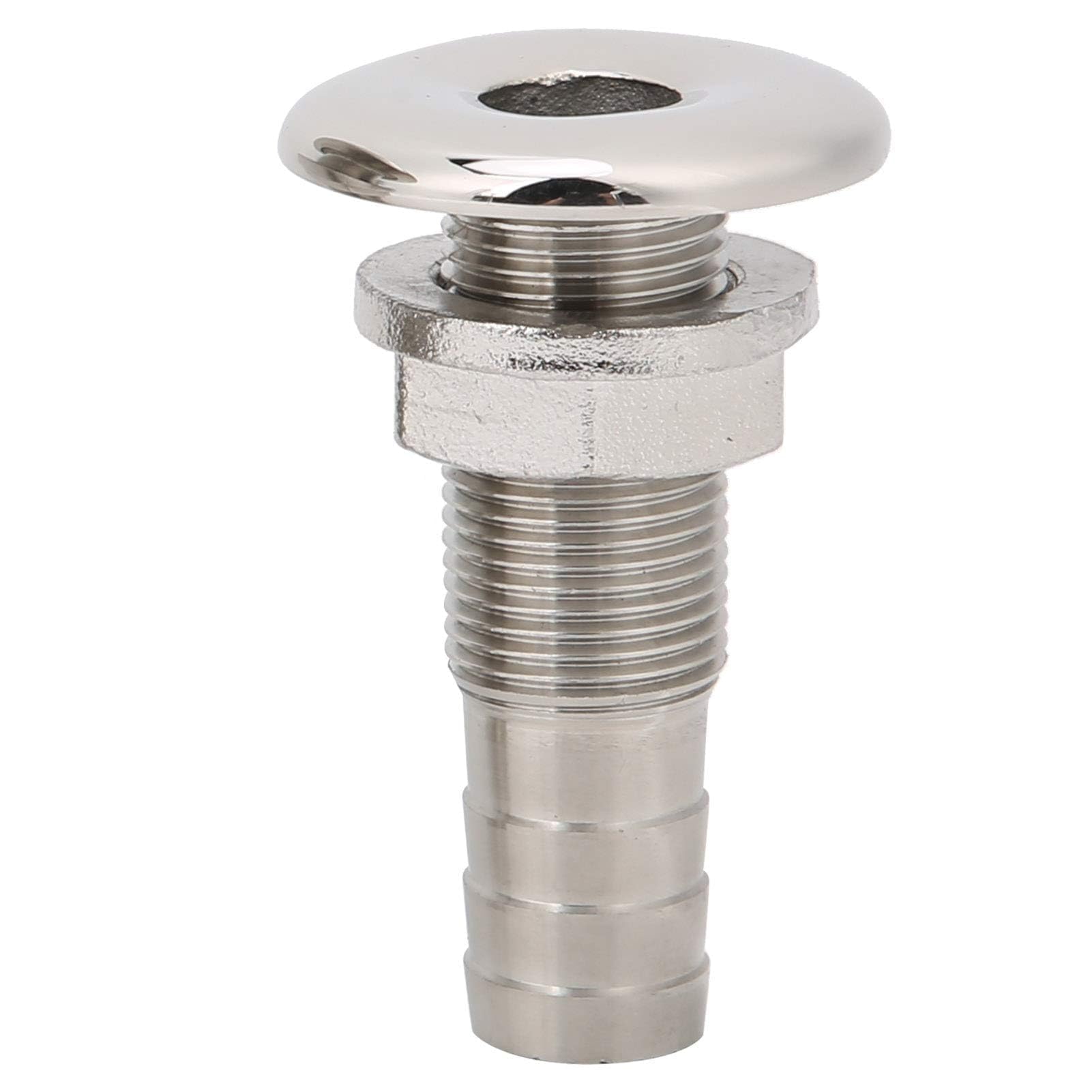 Snapklik.com : 1/2 Thru Hull Fitting 316 Stainless Steel Boat Thru-Hull ...