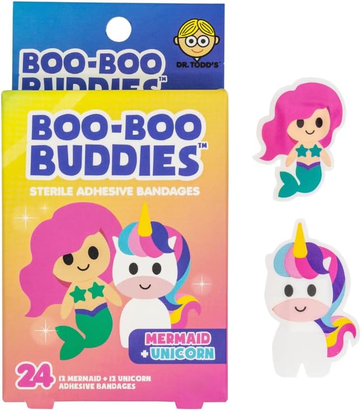 Amazon.com: Boo Boo Buddies Kids Adhesive Bandages, Kids Self-Adhesive ...