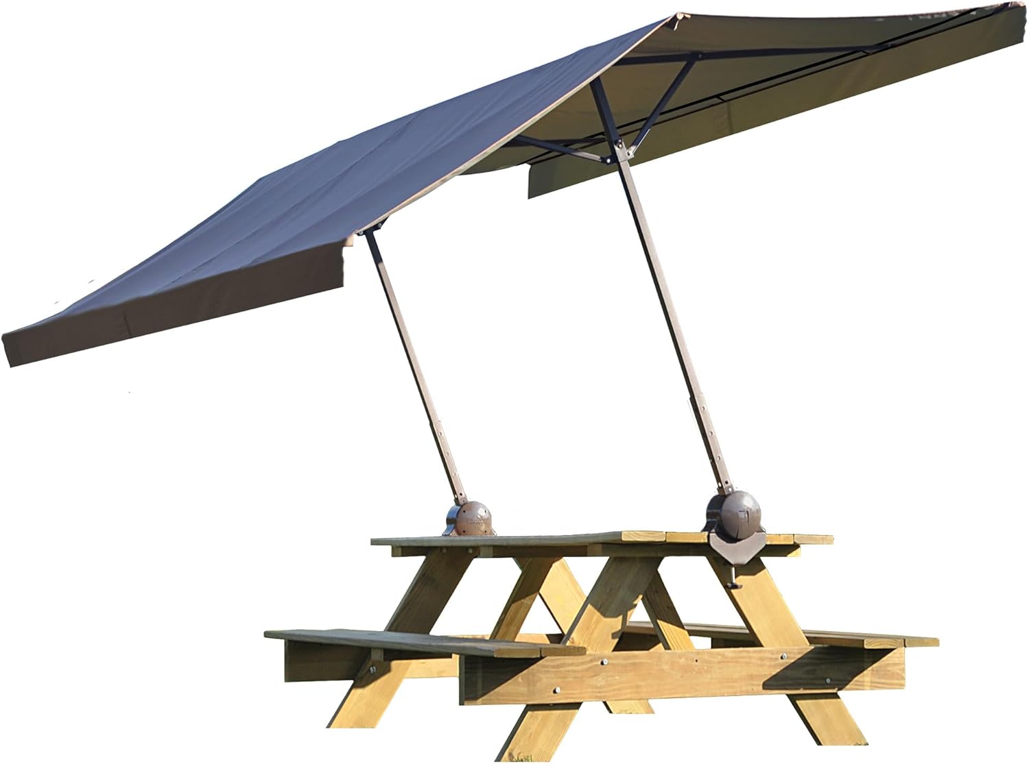 Amazon.com: ShadeLogic Quick Clamp Canopy Tilt Mount , Tan : Patio ...