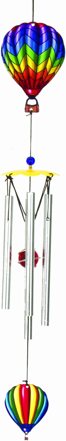 Amazon.com : Spoontiques Hot Air Balloon Wind Chime : Wind Bells ...