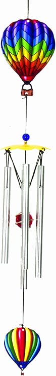Amazon.com : Spoontiques Hot Air Balloon Wind Chime : Wind Bells ...