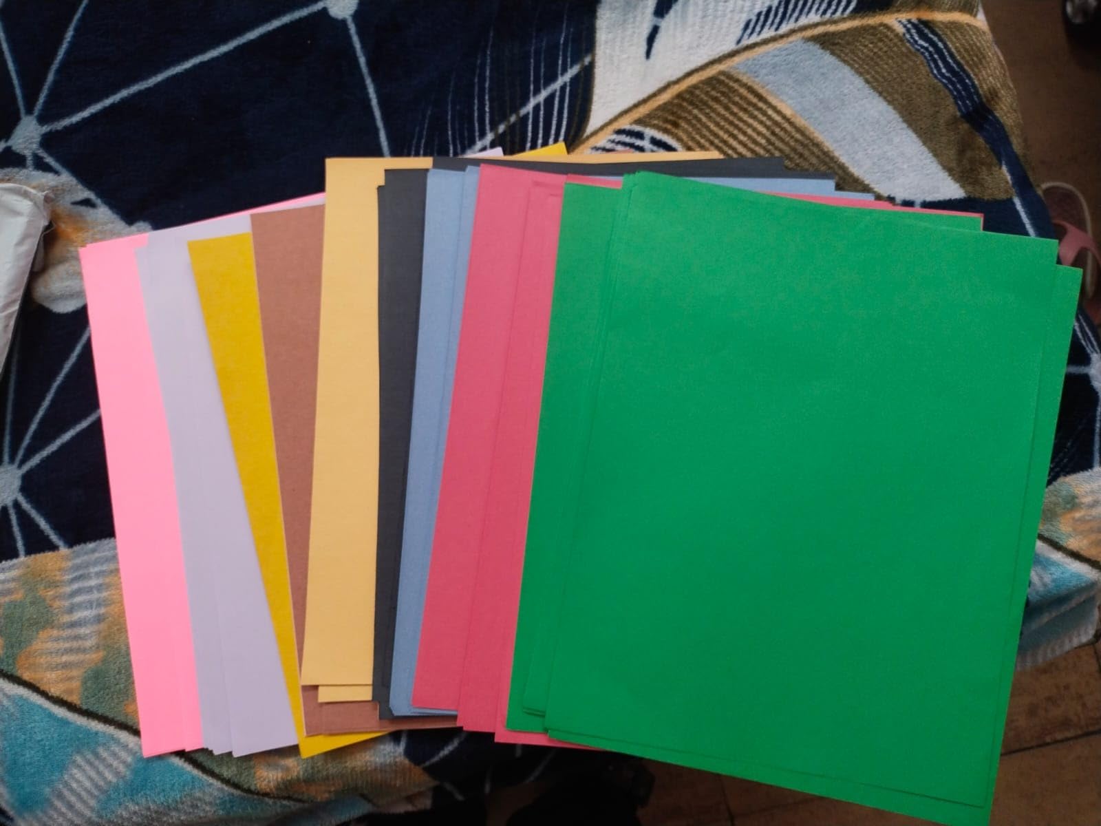 Eclet A4 100 Coloured Sheets (10 Sheets each color) Copy Printing/Art ...