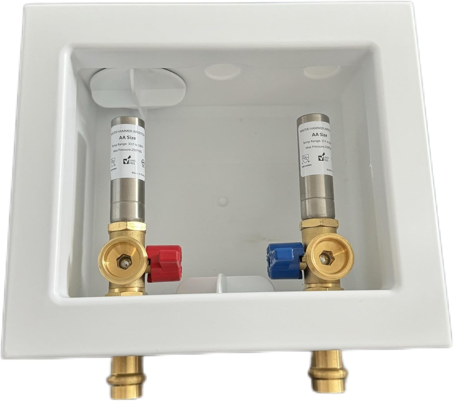 Amazon.com: SECKWHALE, Washing Machine Outlet Box with Stainless Steel ...