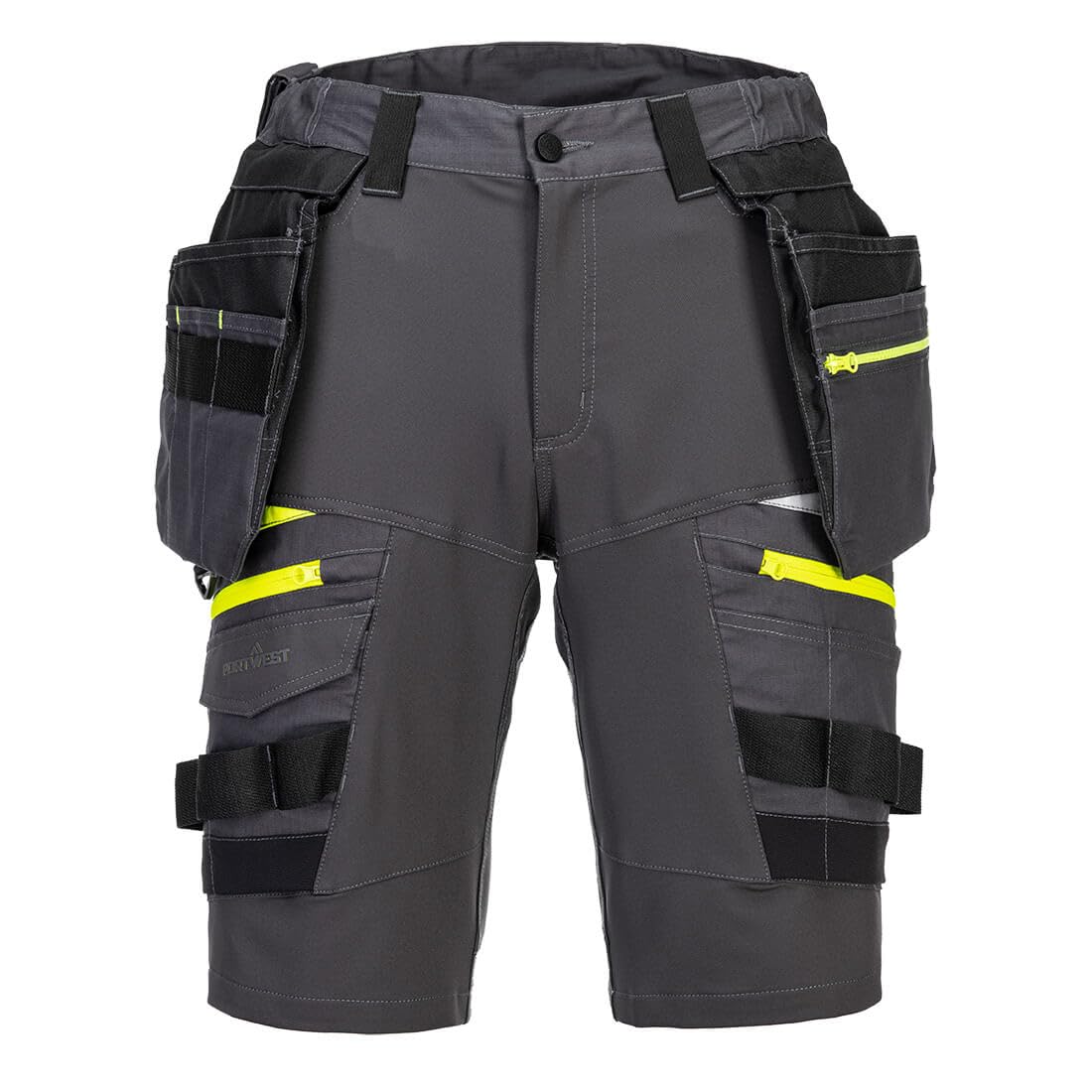 Portwest DX444 Men's DX4 Detachable Holster Pocket Stretch Work Shorts ...