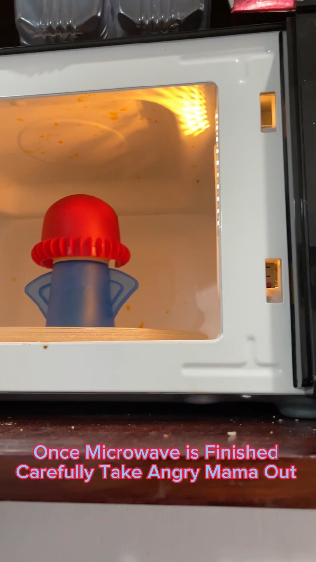 Watch How to Use the Angry Mama Microwave Cleaner on Amazon Live